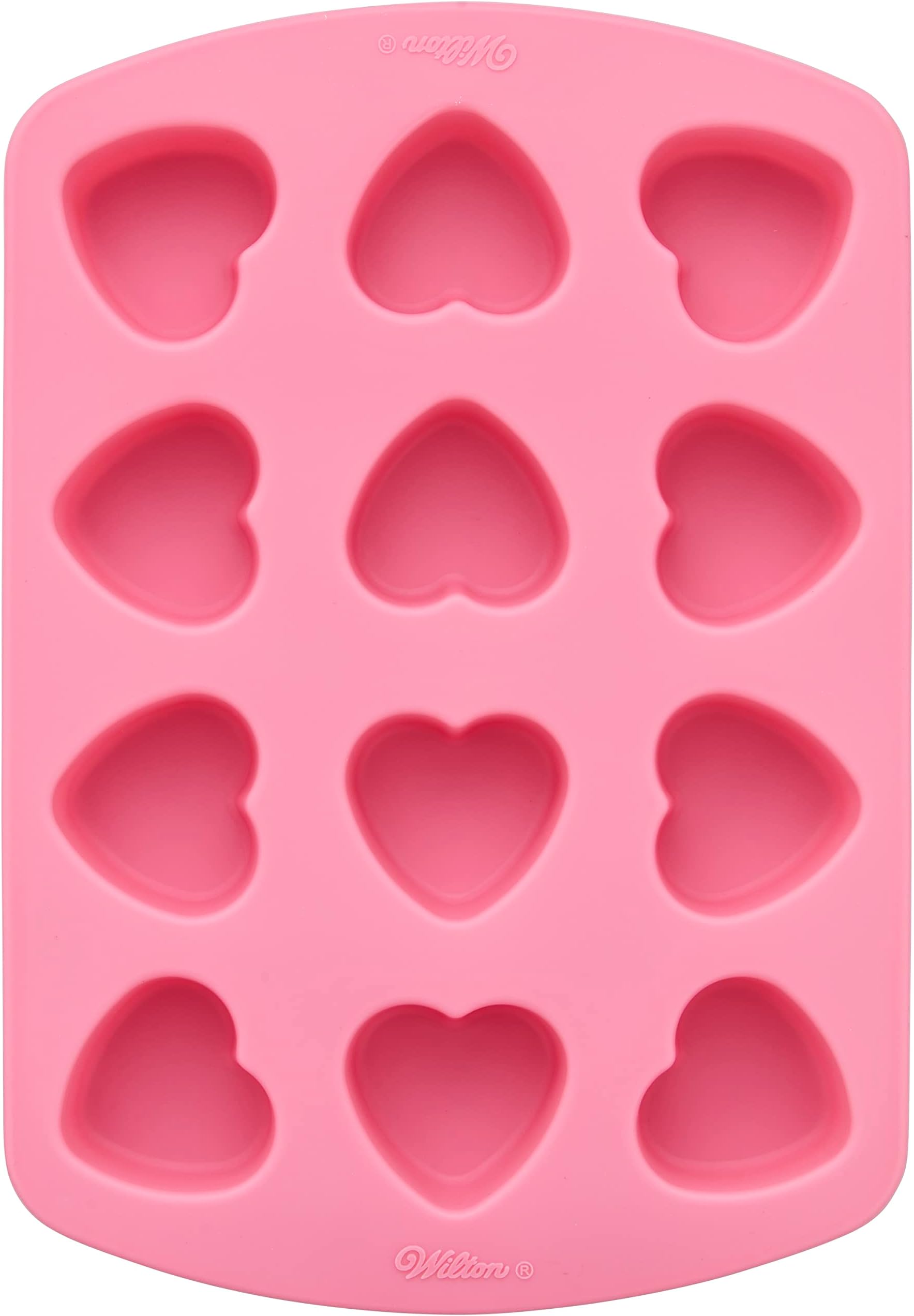 Amazon.com: Wilton Heart-Shaped Valentine's Day Silicone Baking and ...