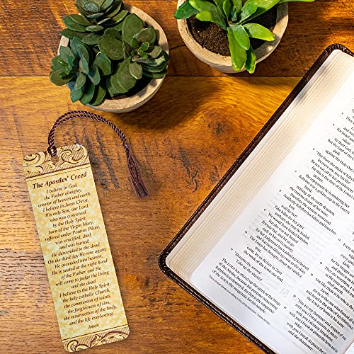 Snapklik.com : The Apostles Creed Watercolor Gold Tone Cardstock Tassel ...