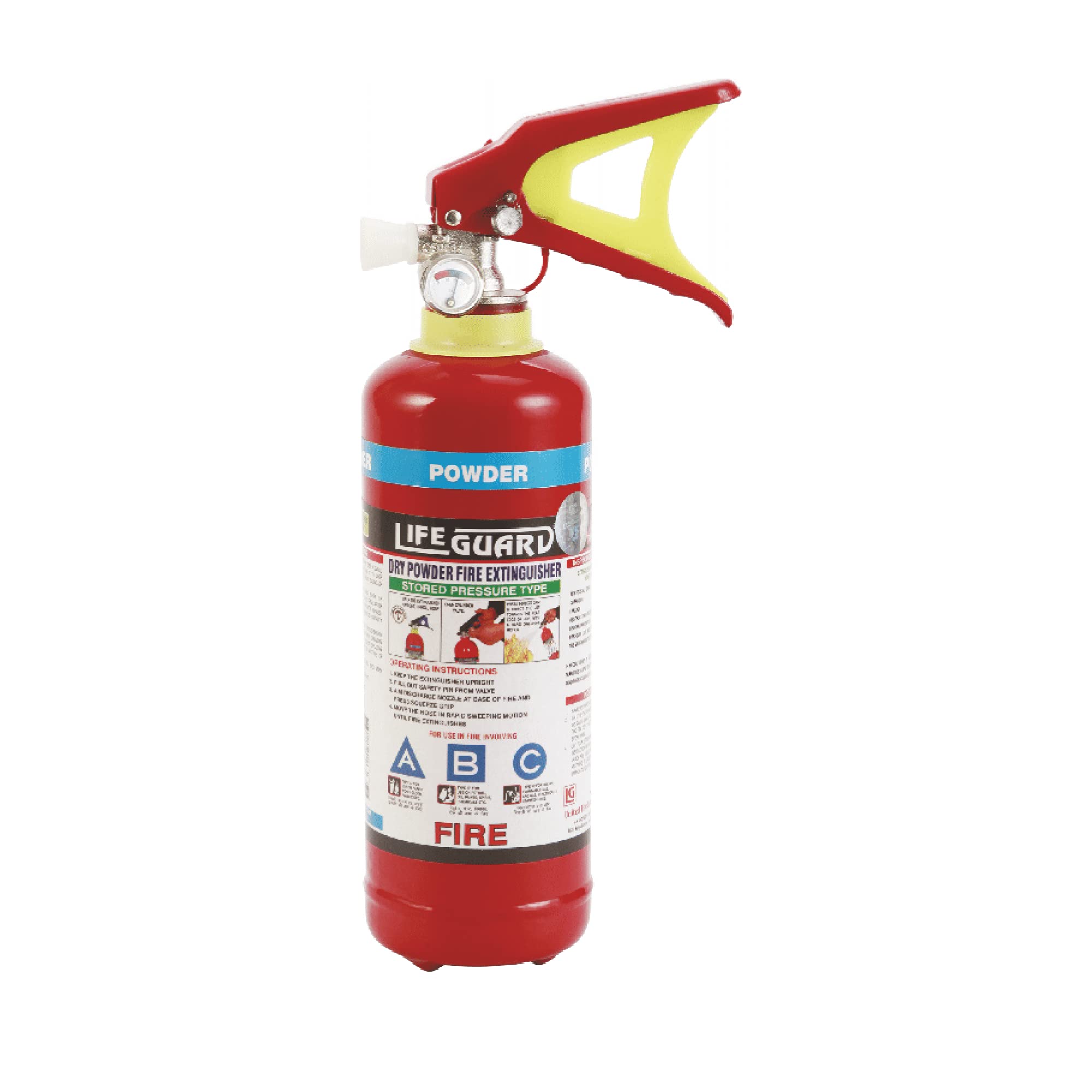 Buy LIFEGUARDE Portable Multipurpose ABC Powder Type Fire Extinguisher ...