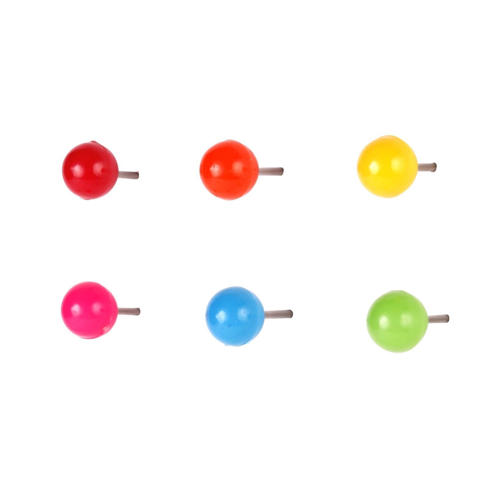 Kikkerland Rainbow Push Pins, Set of 20 (ST100) : Amazon.co.uk ...