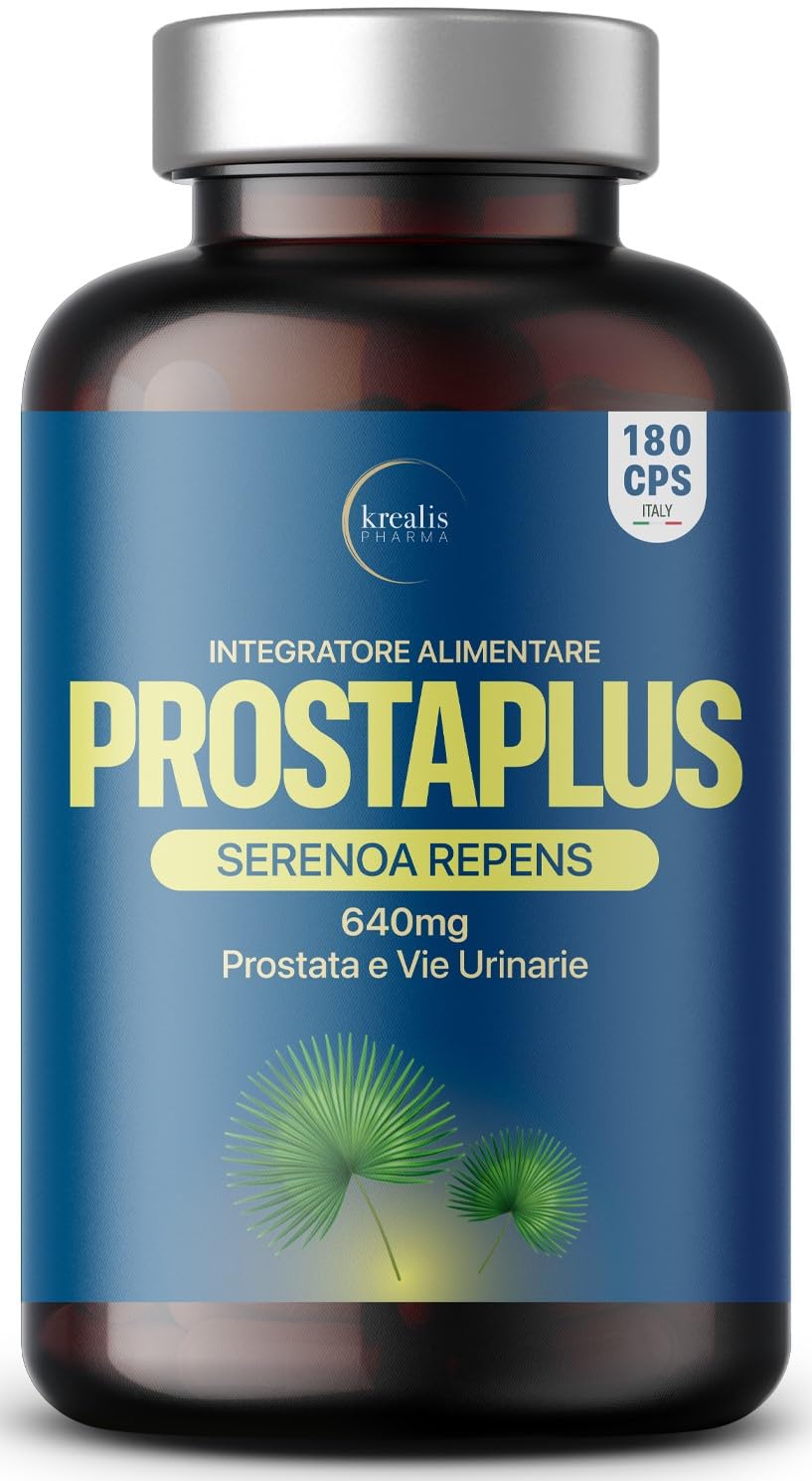 Prostaplus - Serenoa Repens 640mg, 180 Capsule (fino A 6 Mesi Di Trattamento), Saw Palmetto ...