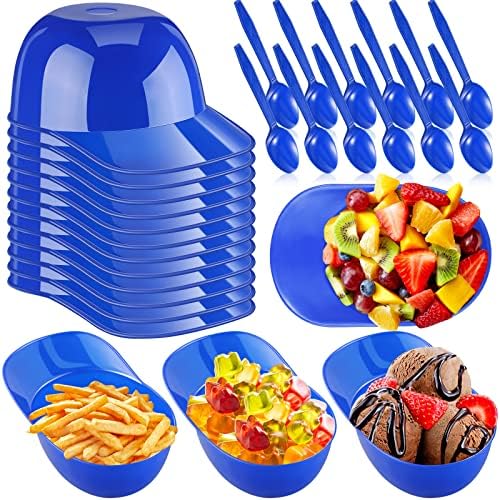 Amazon.com | Szsrcywd 24 Pack Plastic Baseball Helmet Bowl,Mini Ice ...
