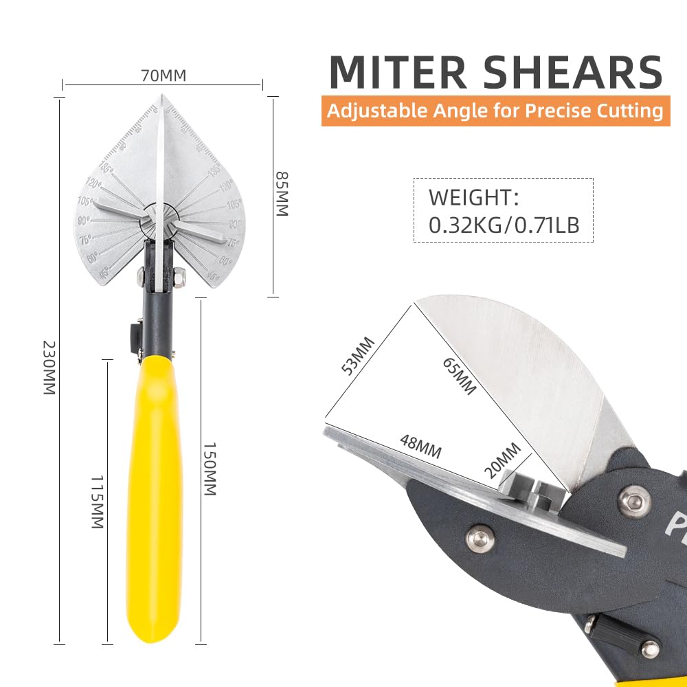 Snapklik.com : PLATATO Miter Shears Quarter Round Cutting Tool ...