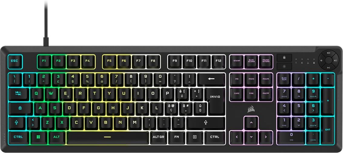 Trust Gaming GXT 866 Torix Tastiera Meccanica Layout Italiano QWERTY ...