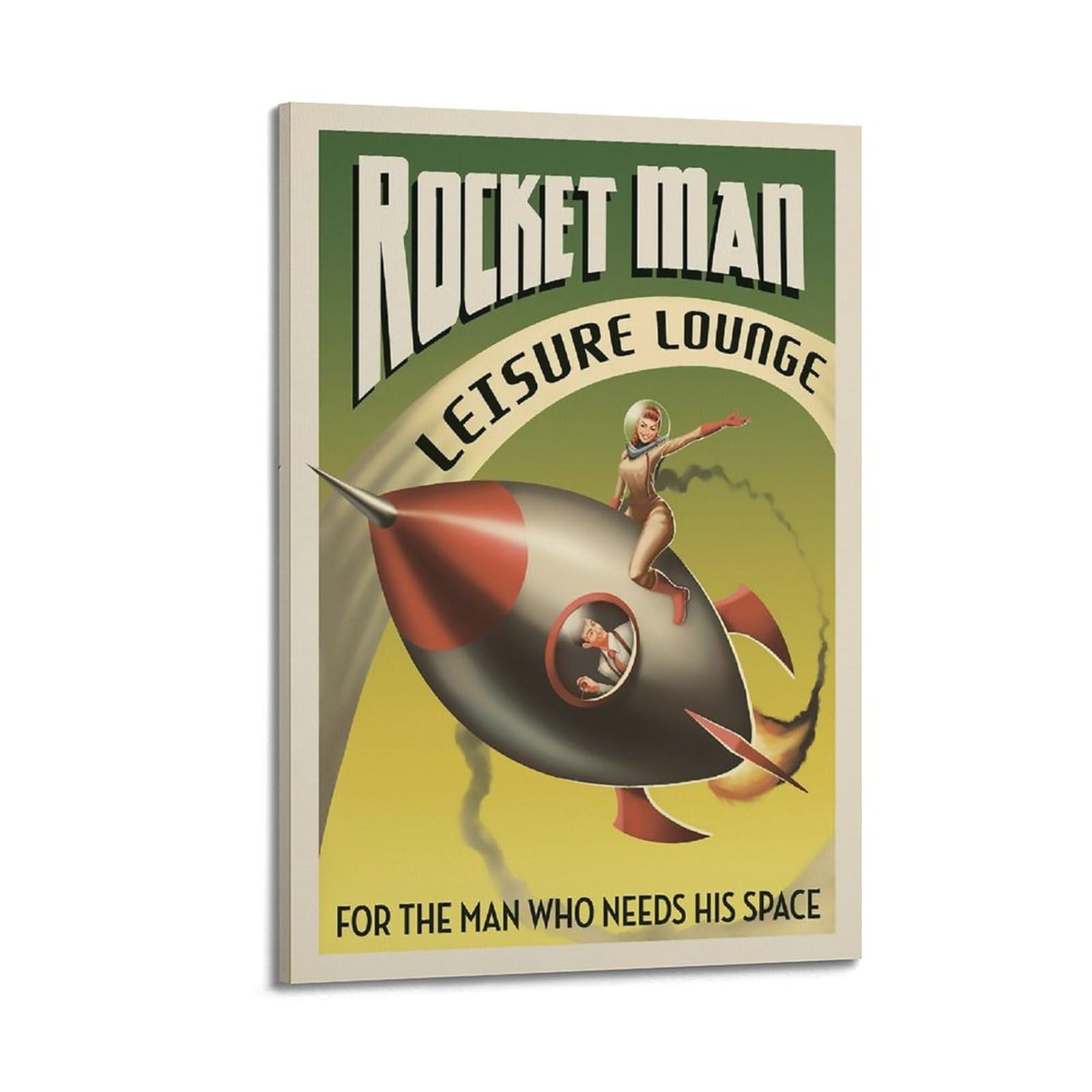 Vintage Rocket Posters Lot Vintage 1960's Santa And His Giant Rocket