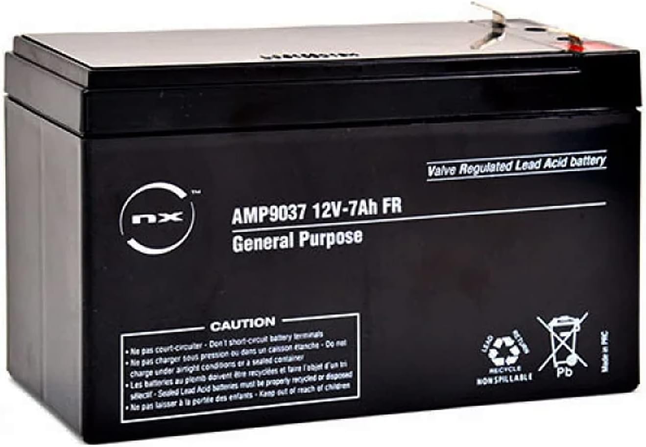 NX, 12V Battery, 12 Volt 7ah battery, 12V 7.0Ah Lead Acid Rechargeable Battery For General ...