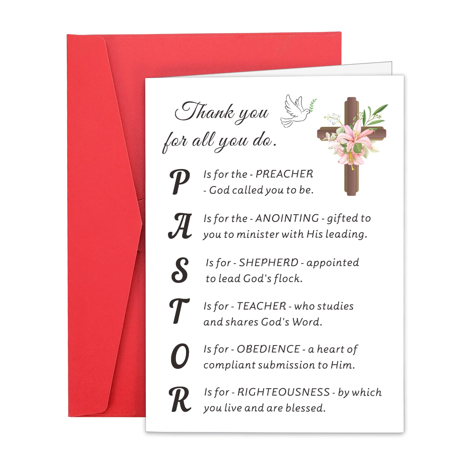 Pastor Anniversary Cards