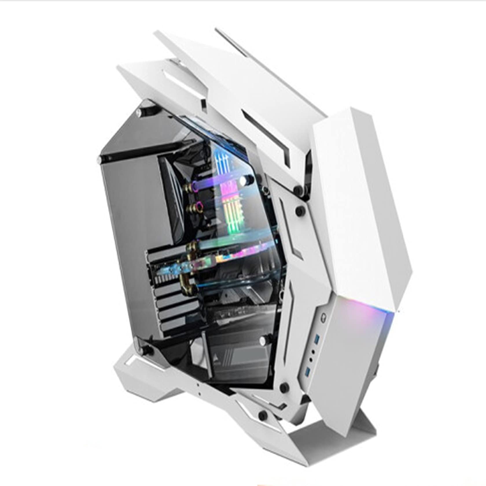 Buy YINxy Gaming computer case, tempered glass panel, USB3.0 ...