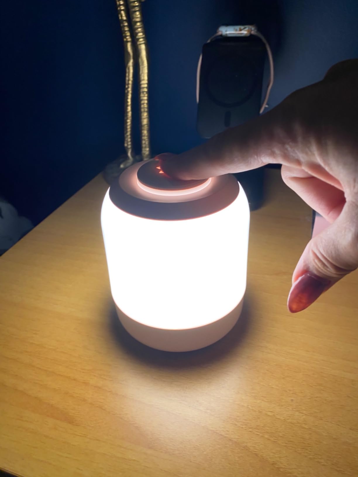 CTDZLED Baby Night Light for Kids, LED Touch Lamp, Stepless Dimming ...