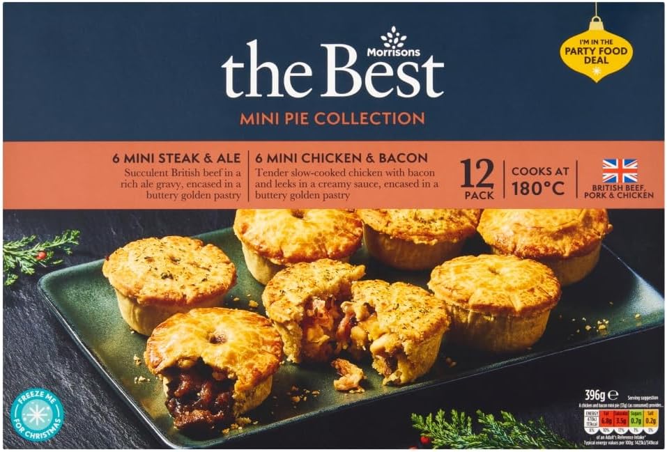 Morrisons The Best 12 Mini Pie Collection : Amazon.co.uk: Grocery