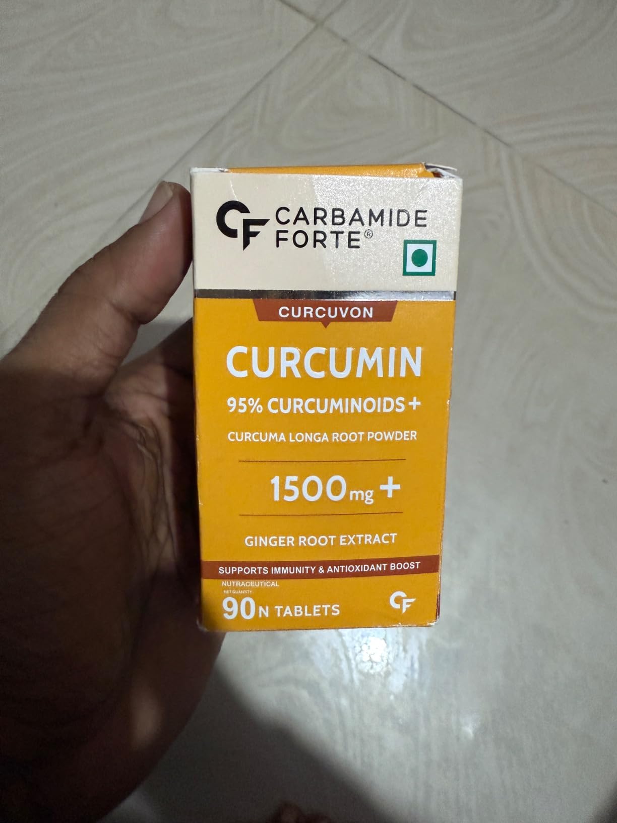 Carbamide Forte Curcumin Tablets with Piperine and 95% Curcuminoids