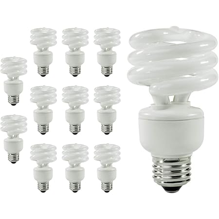 GoodBulb 13-Watt CFL Light Bulbs | 4100K Cool White Light Color | E26 ...