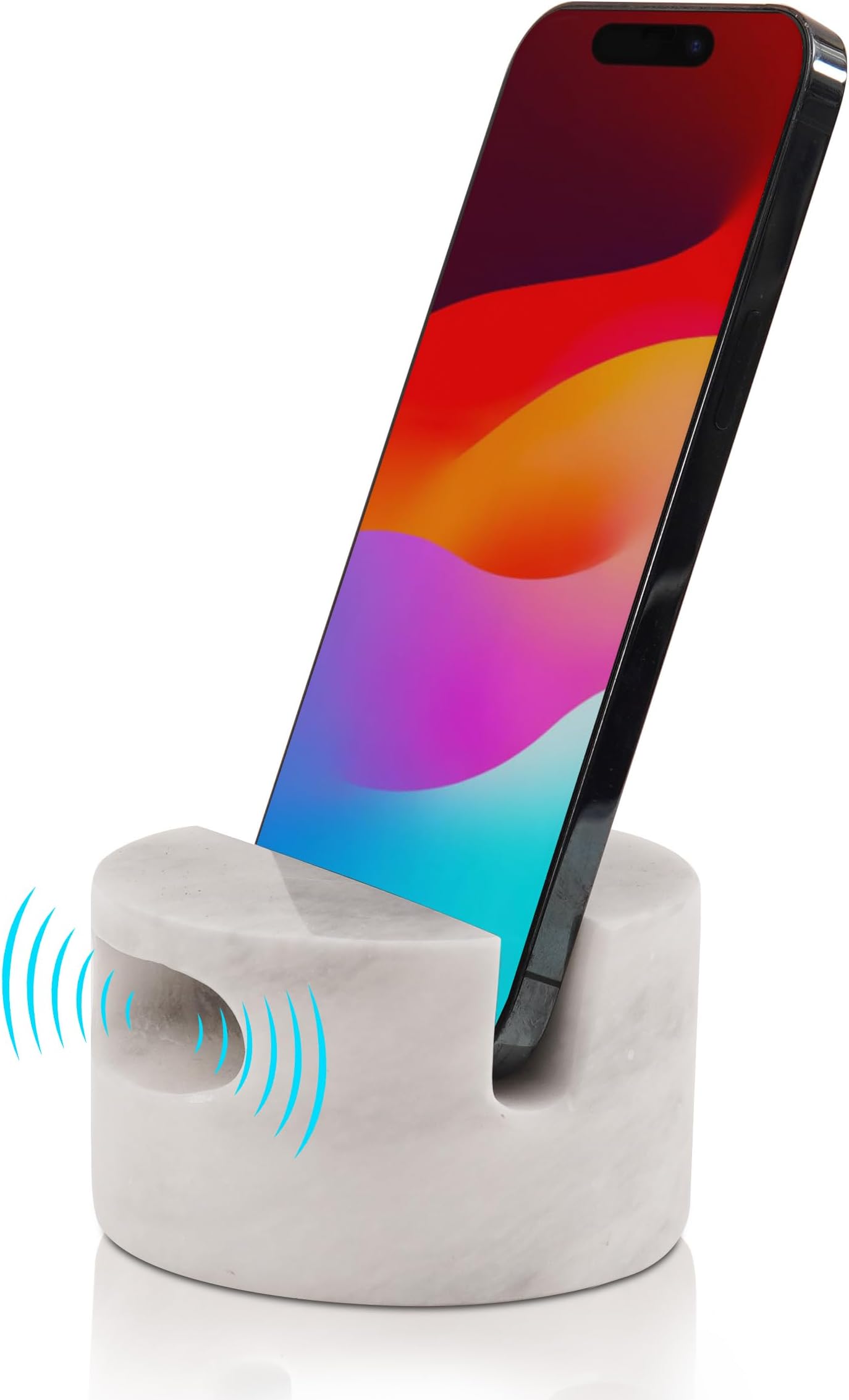 Amazon.com: CHISELED ST DF SK Elegant and Versatile White Marble Phone ...