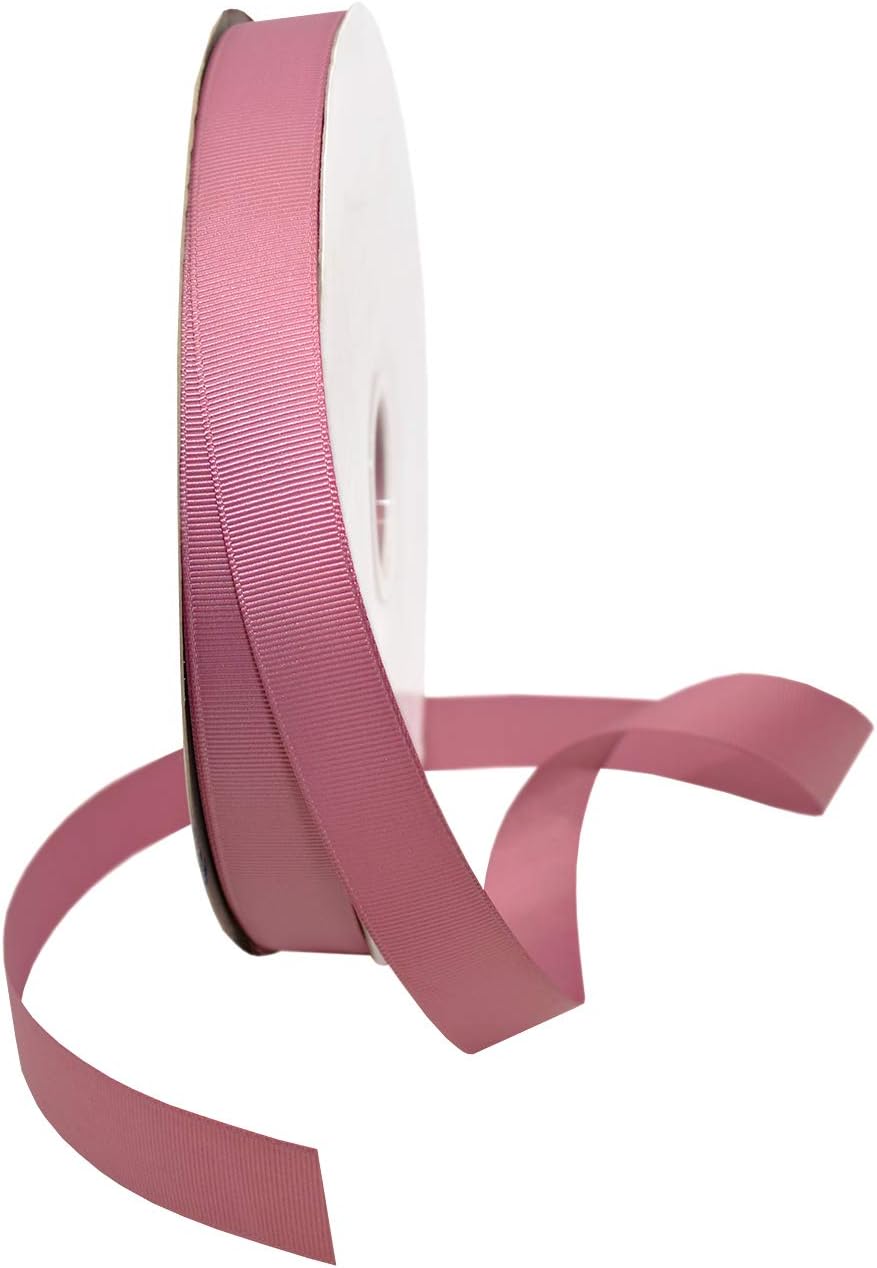 Amazon.com: Morex Grosgrain Ribbon, 7/8 inch by 100 Yards, Rosy Mauve