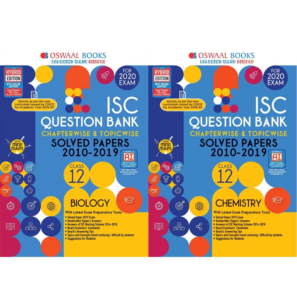 Buy Oswaal ISC Question Bank Class 12 Biology Book Chapter wise & Topic ...