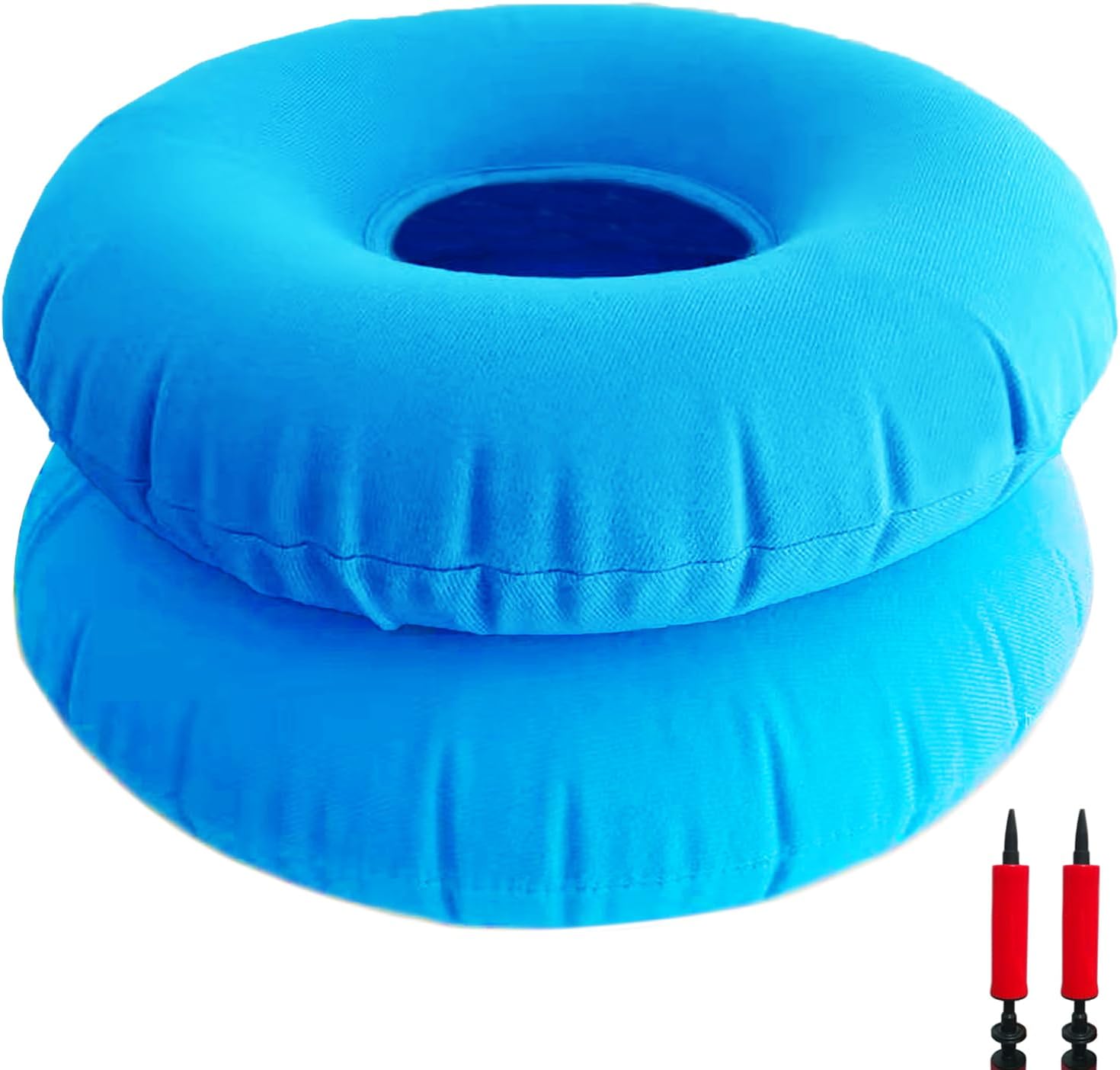 Amazon.com: 2 Pack Donut Pillow for Hemorrhoids, Inflatable Ring Donut ...