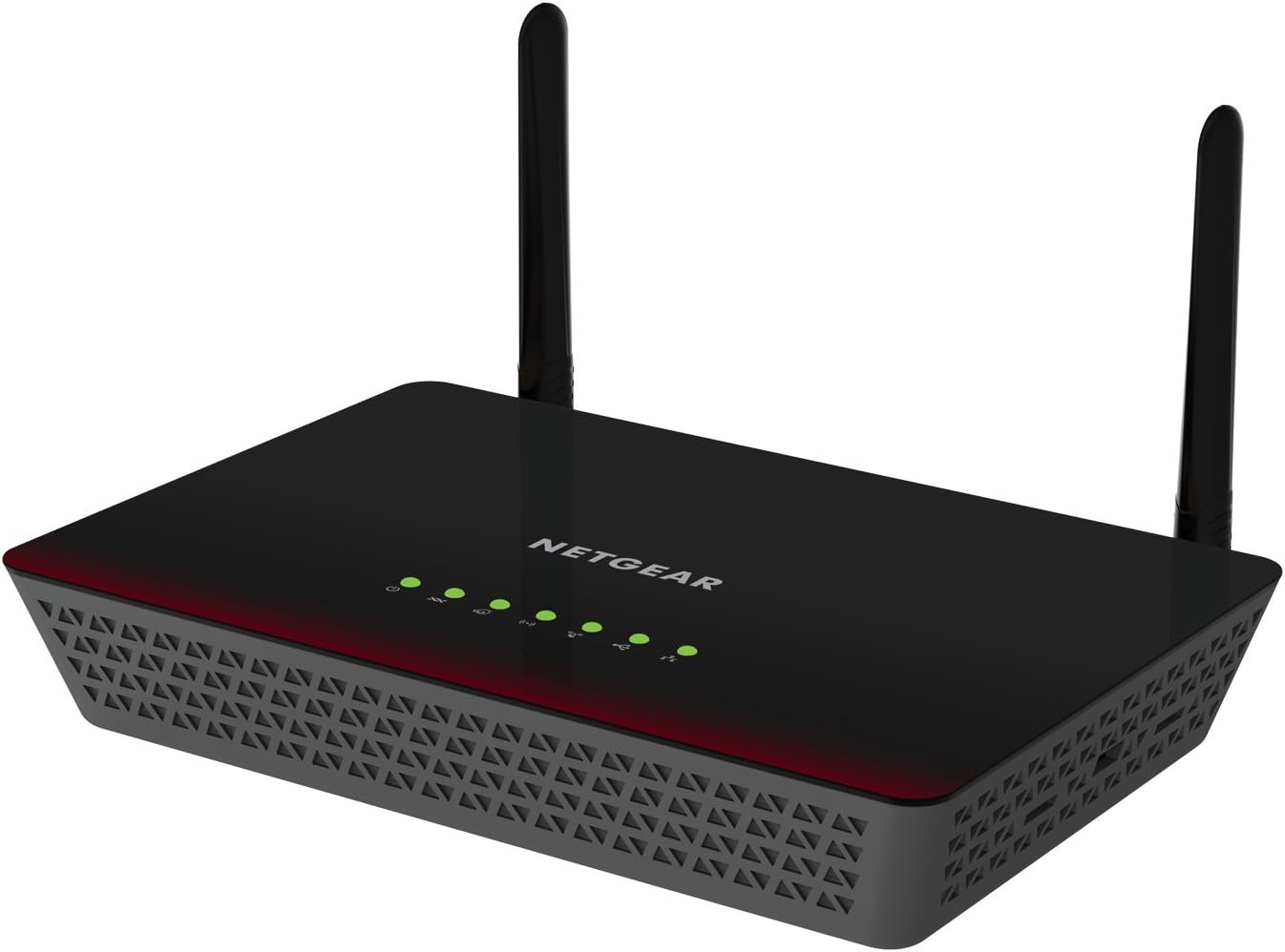 Netgear D6000-100PES AC750 Mbps WiFi Modem Router, ADSL2+, 4 Porte ...