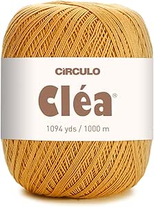 Amazon.com: Circulo Clea Yarn – Crochet Thread Fine Size 10-8/2 Perfect ...