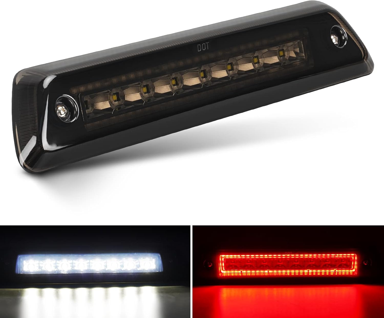 Amazon.com: SUPAREE LED Third Brake Light Smoked Lens Fit for 2009 2010 ...