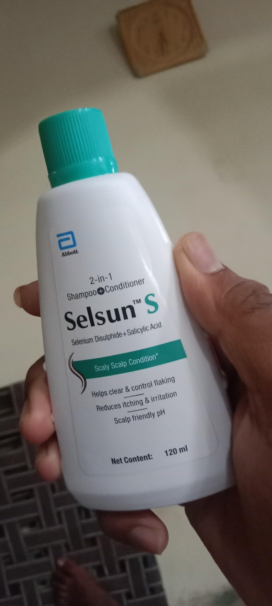 Abbott Selsun Selsun-S 2-in-1 Anti-Dandruff Shampoo + Conditioner 120ml ...