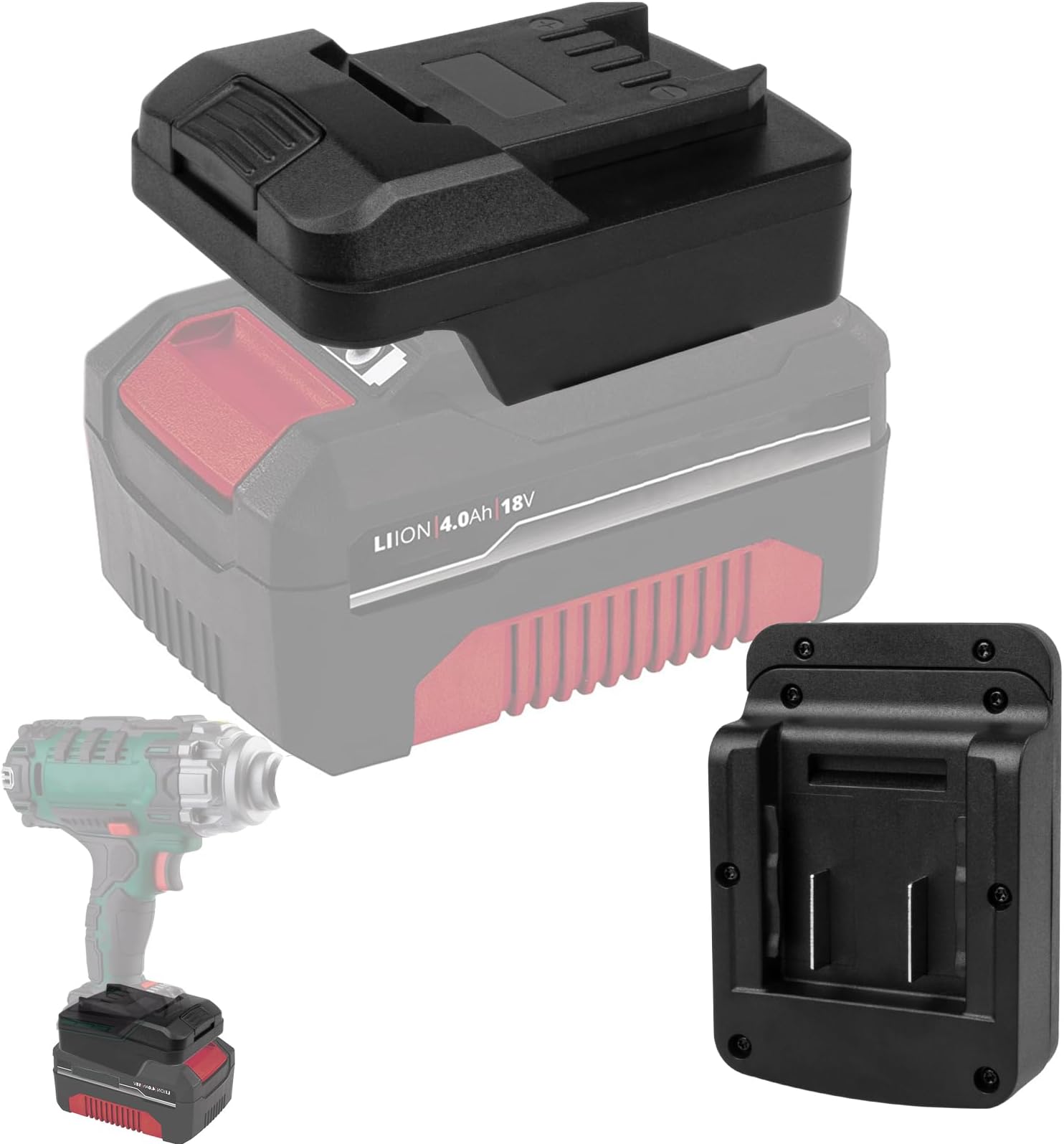 Adaptateur convertisseur pour for Einhell Batterie 18V Li-ION sur for ...