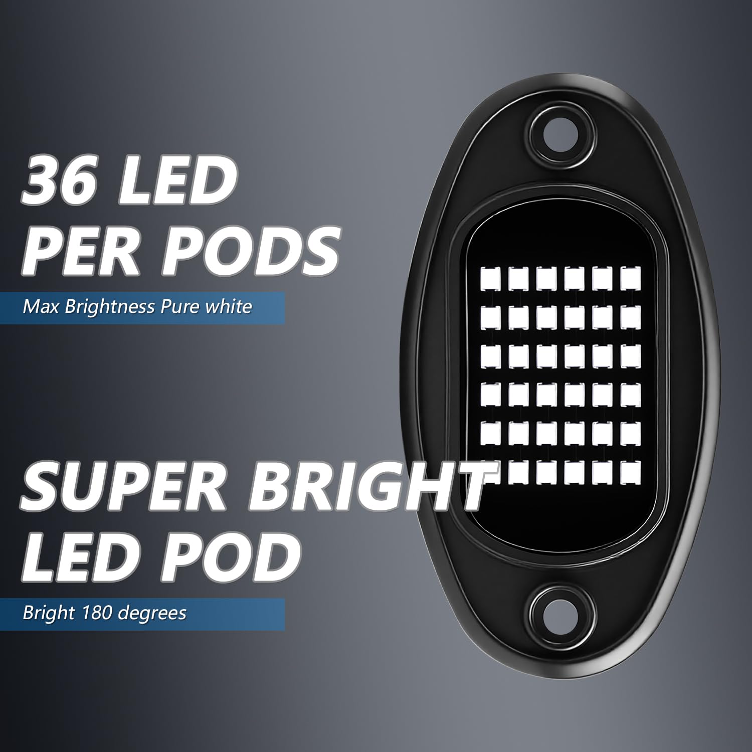 Snapklik.com : GSRECY Rock Lights Ultra Bright LED Neon Underglow ...