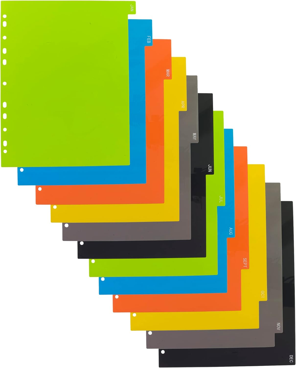 eco-eco A4 50% Recycled Multipunched Reinforced Colour January ...