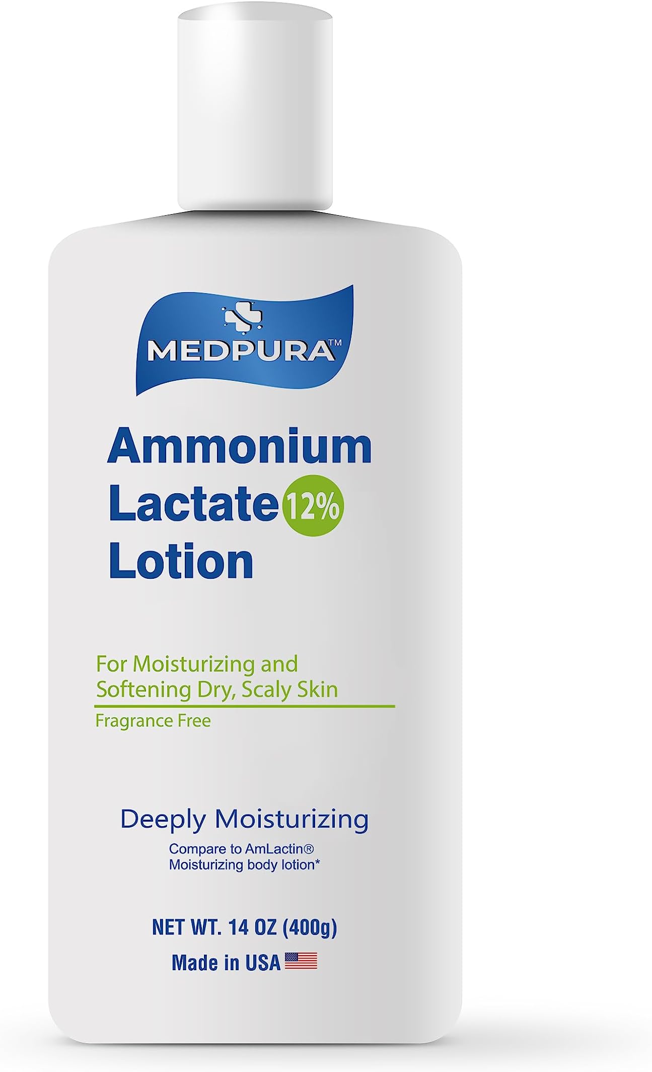 Amazon.com : MEDPURA AMONIUM LACTATE 12% LOTION 14 OZ : Beauty ...