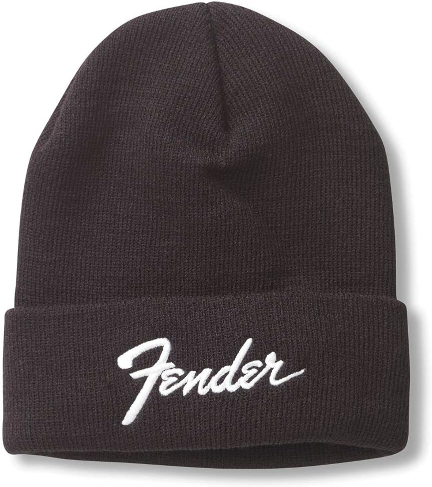 Amazon.com: Fender Gold Spaghetti Logo Corduroy Baseball Hat, Black ...