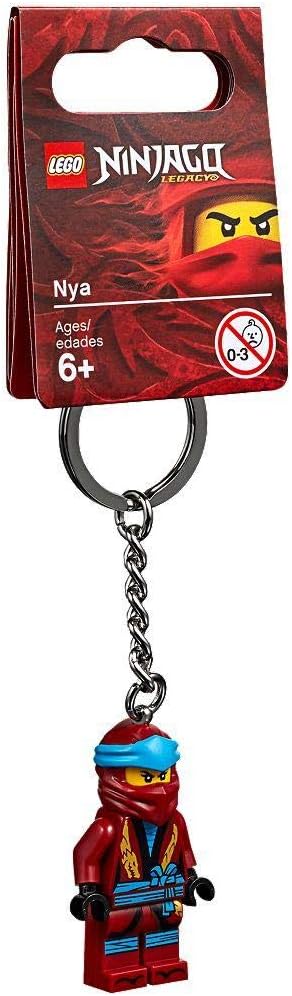 LEGO Ninjago Movie Nya Minifigure Keychain 853894 : Amazon.co.uk: Toys ...