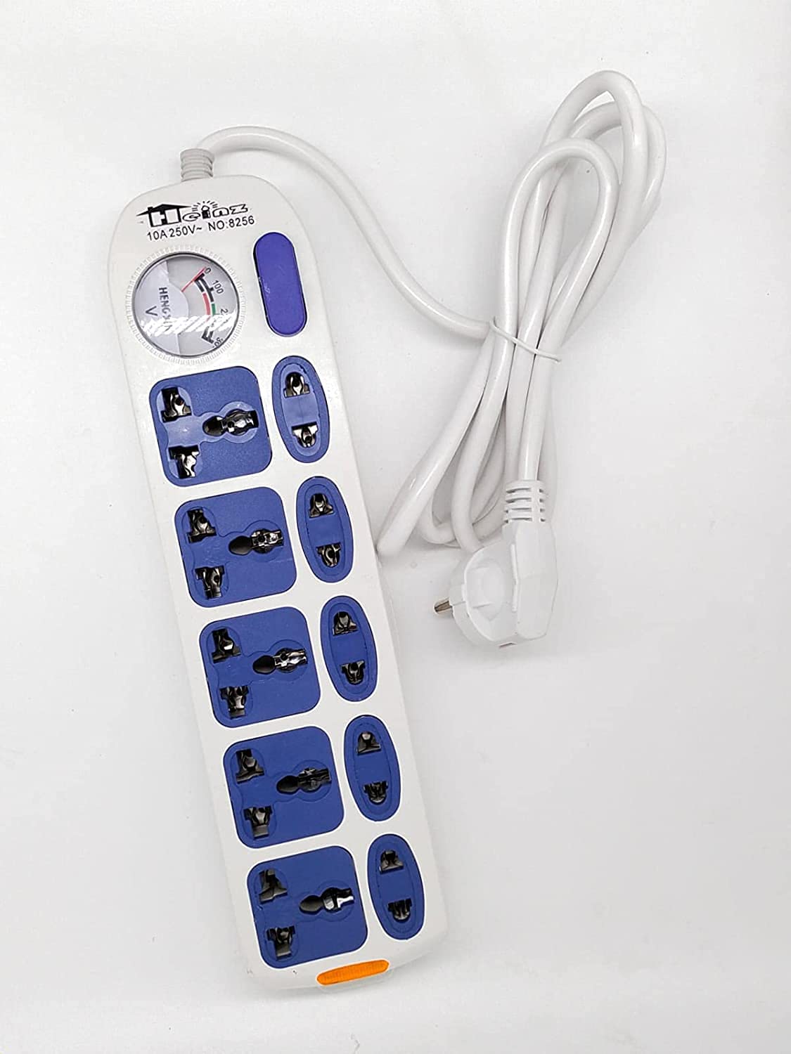 Buy VGMAX 8 Socket Extension Board with Individual Switch LED Indicator ...