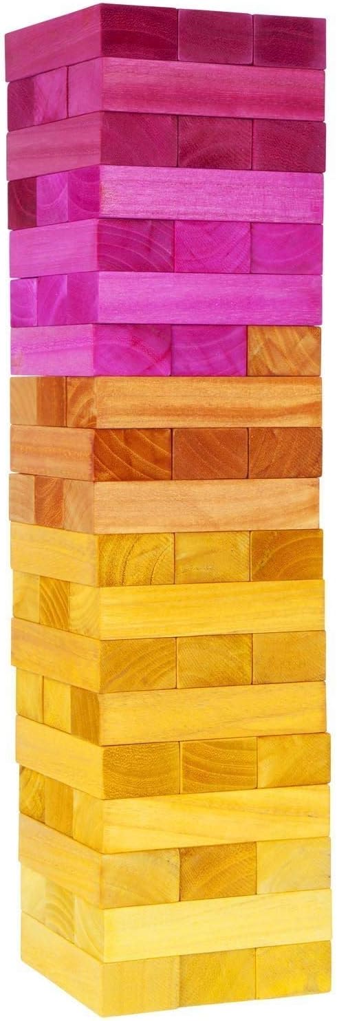 Amazon.com: Sunnylife Giant Jumbling Tower Malibu : Toys & Games