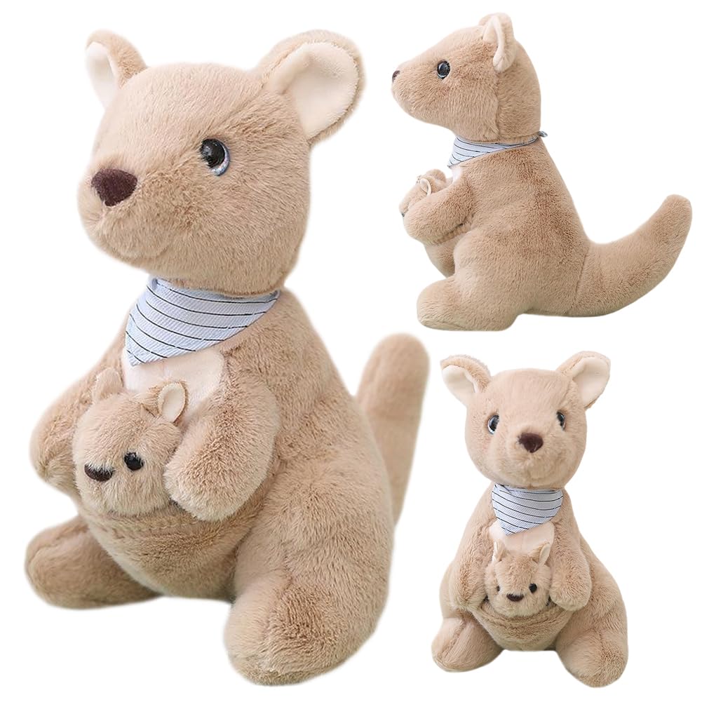 SWZY Animal Plush Doll Kangaroo, Stuffed Animal Plush Toys, Kangaroo ...