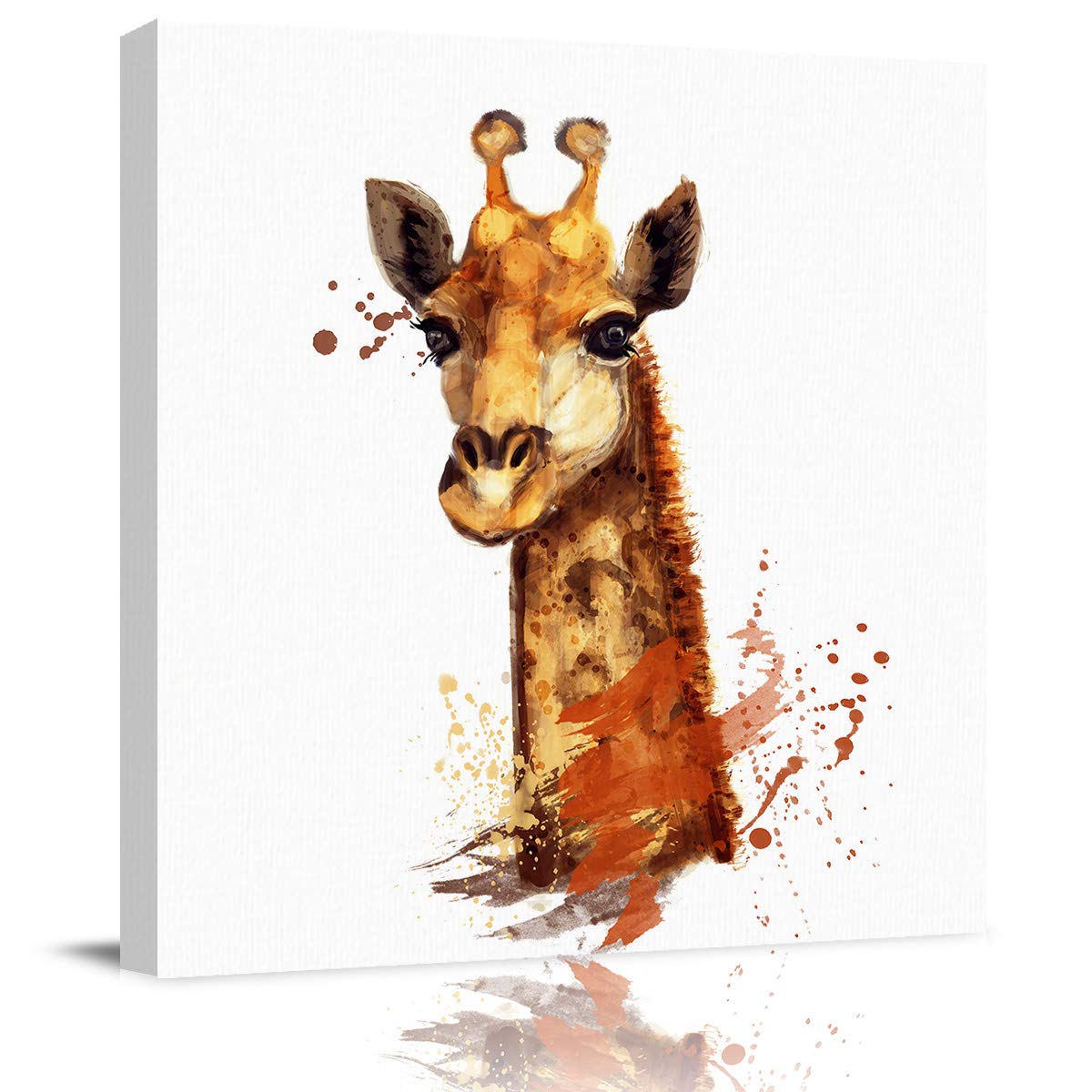 Giraffe Head Painting