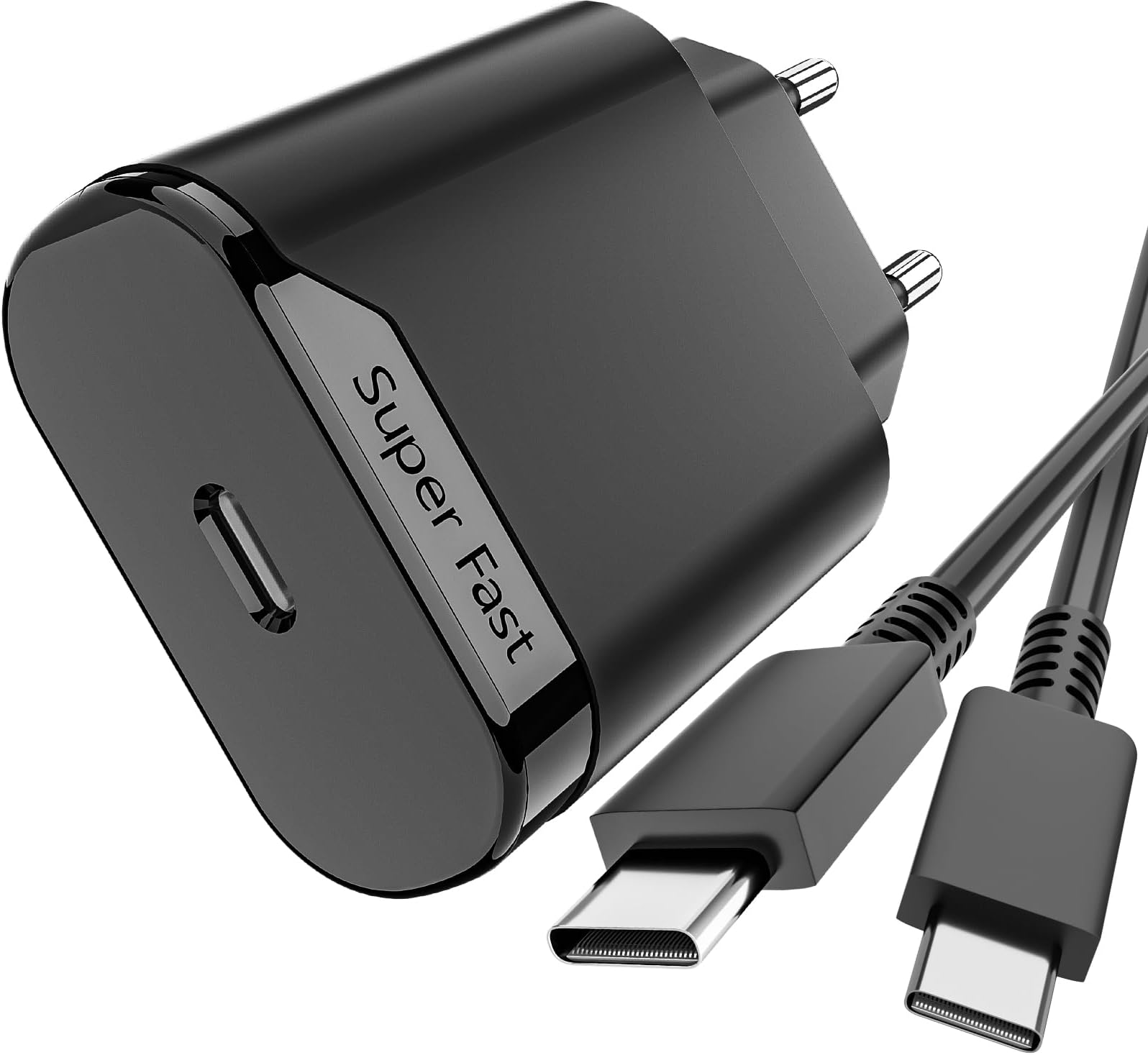 Caricatore USB C 25W, Caricabatterie Rapido per Samsung Galaxy A54 A53 ...