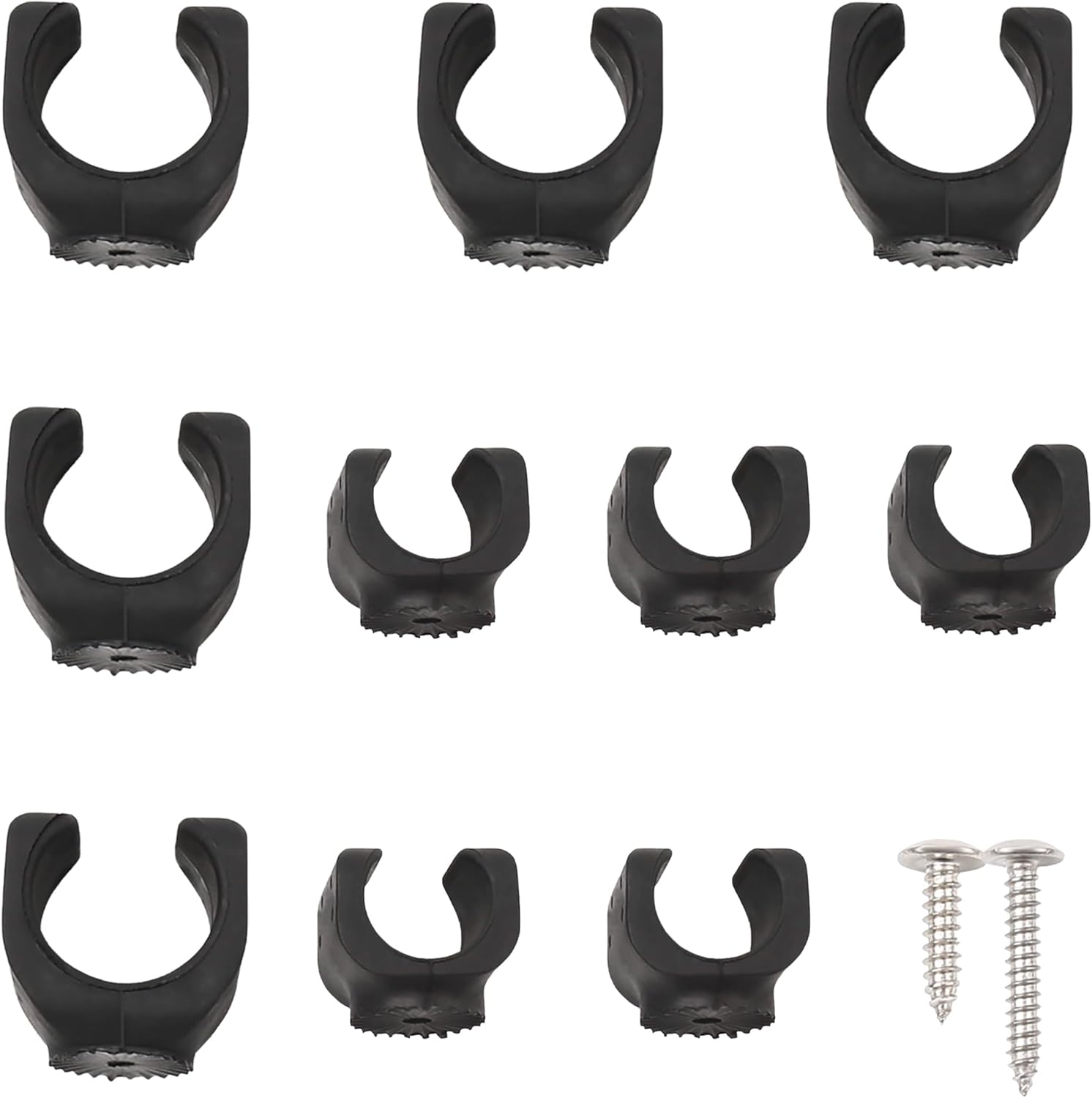 Amazon.com: MOTOFITOOL 10 Pieces Flashlight Mounting Brackets with ...