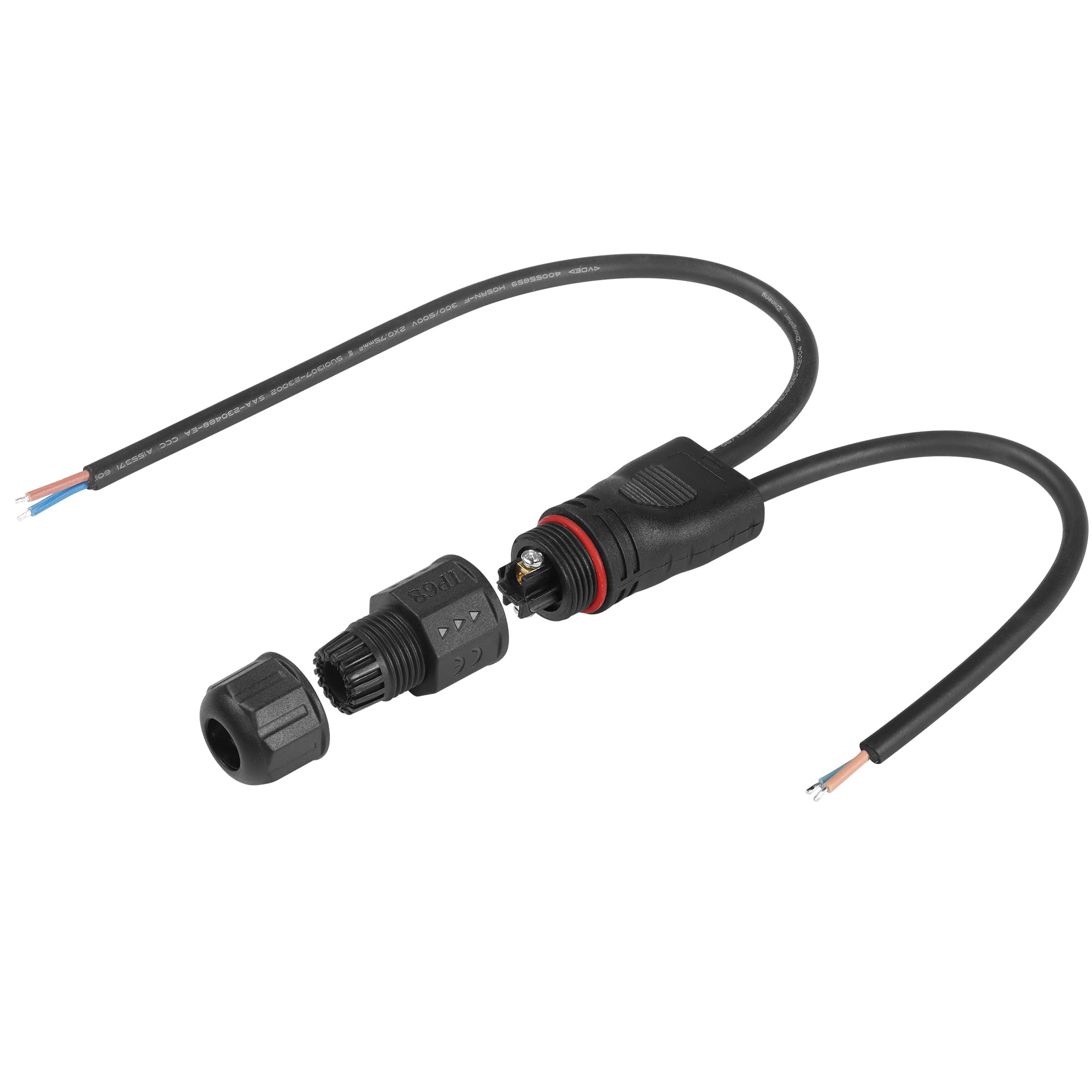 Outdoor Cable Track Lighting STATUS 10 White LED Connectable String