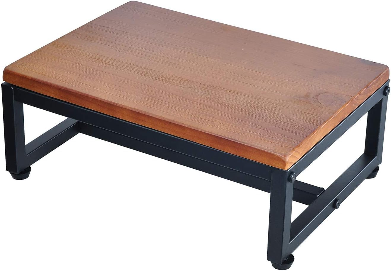 Amazon.com: Metal Step Stool, Large One Step Stool by ECROCY - Holds Up ...