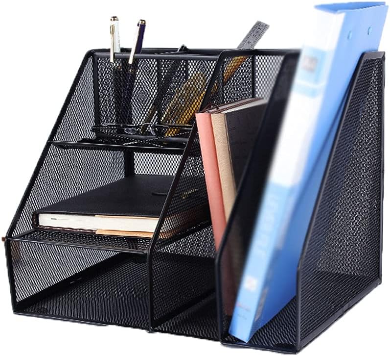 Desk File Holders File Rack Desktop Laptop File Folder Palette Makeup ...