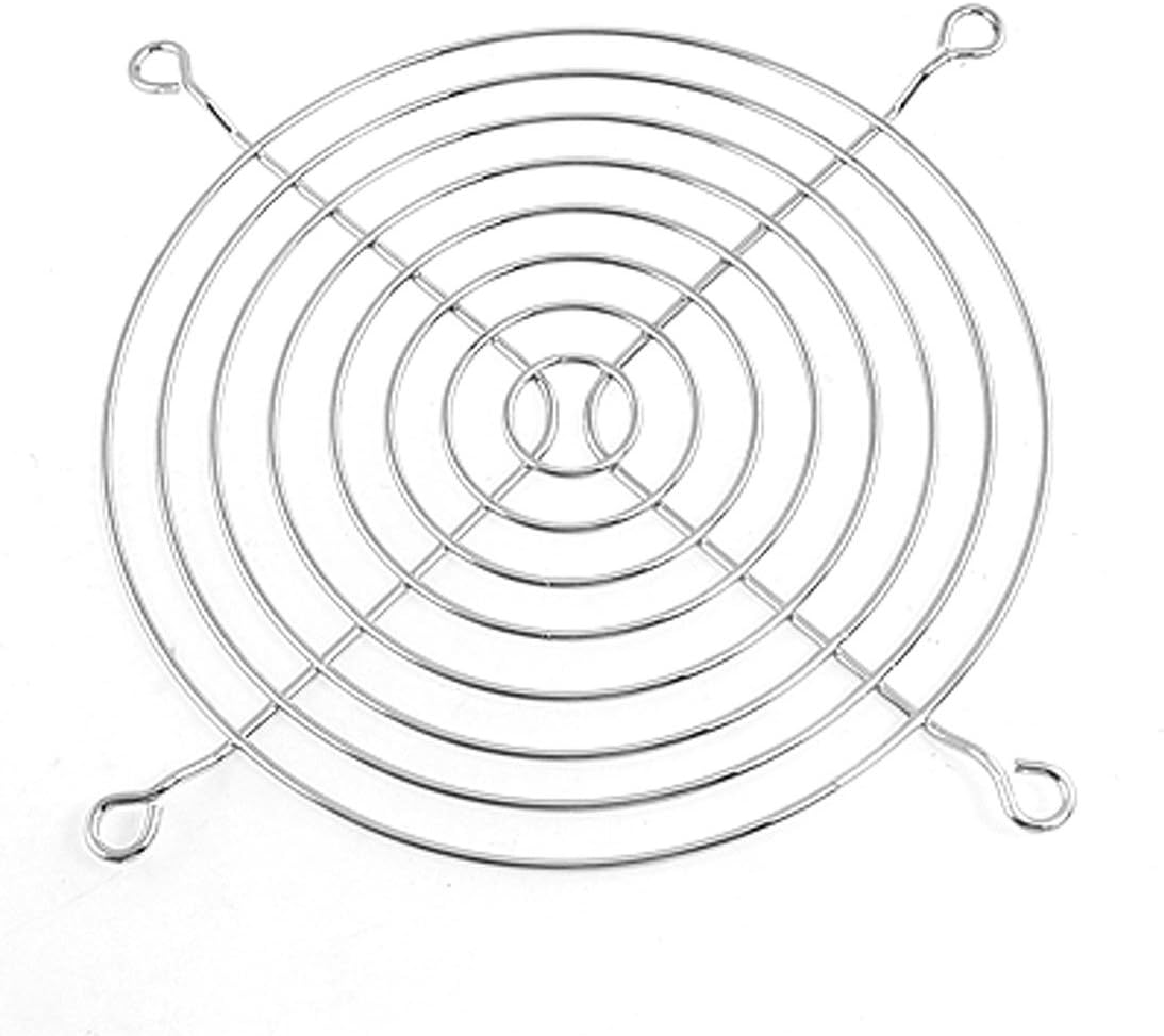 Amazon.com: 5 Pcs Silver Tone Axial Fan Grill Protector 12cm Metal ...