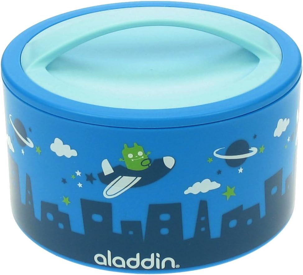 Amazon.com: ALADDIN BENTO LUNCHBOX FOR KIDS BLUE (0.35L): Lunch Boxes ...