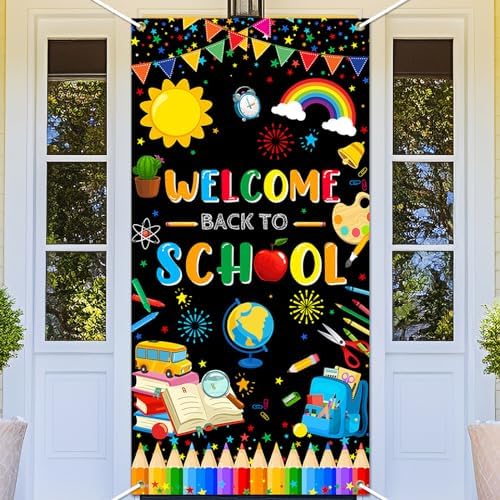 Amazon.com: Arosche Multicolored Rectangular Back to School Occasion ...