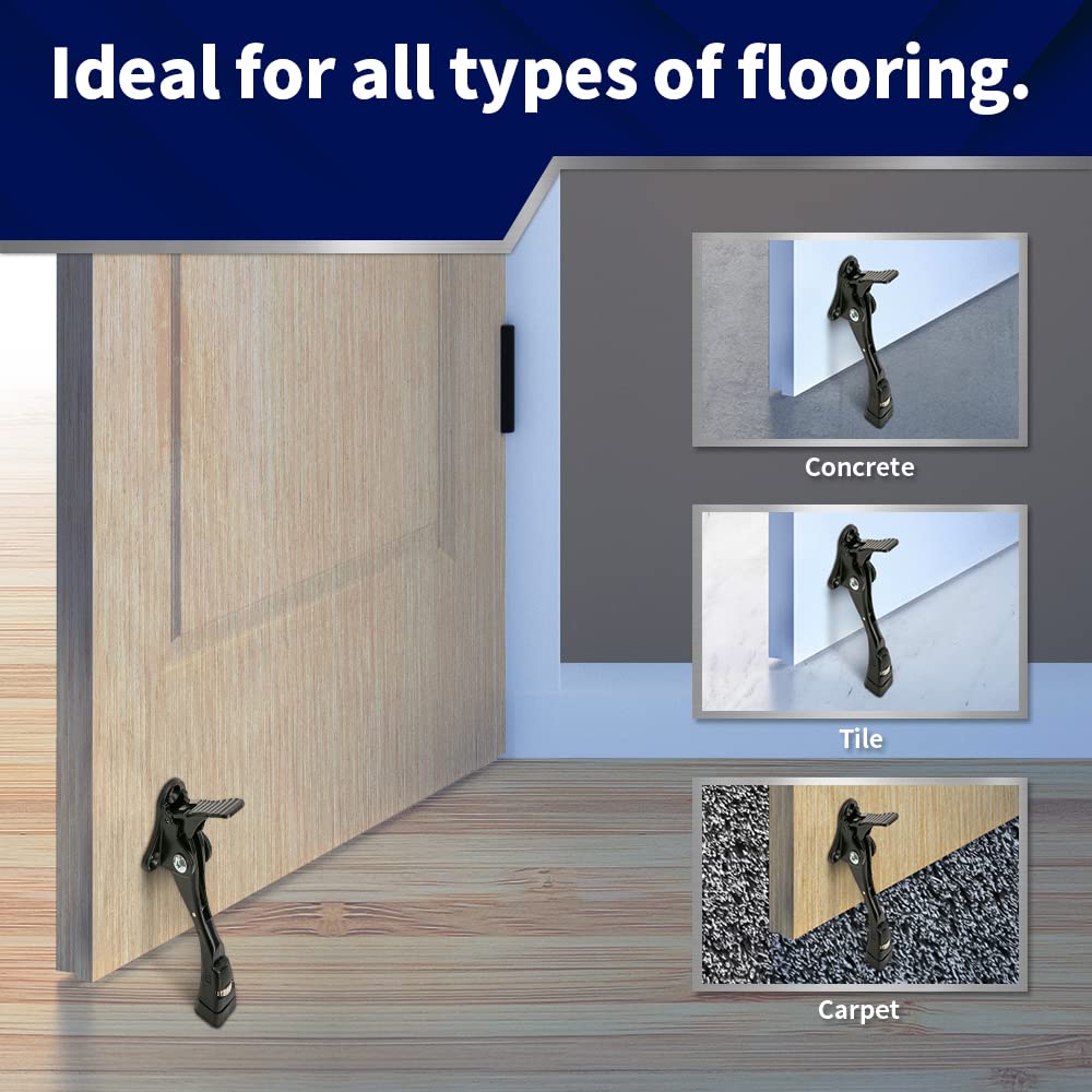 Snapklik.com : HOME&I Easy Pedal Kick Down Door Stop Stopper Easy Step ...