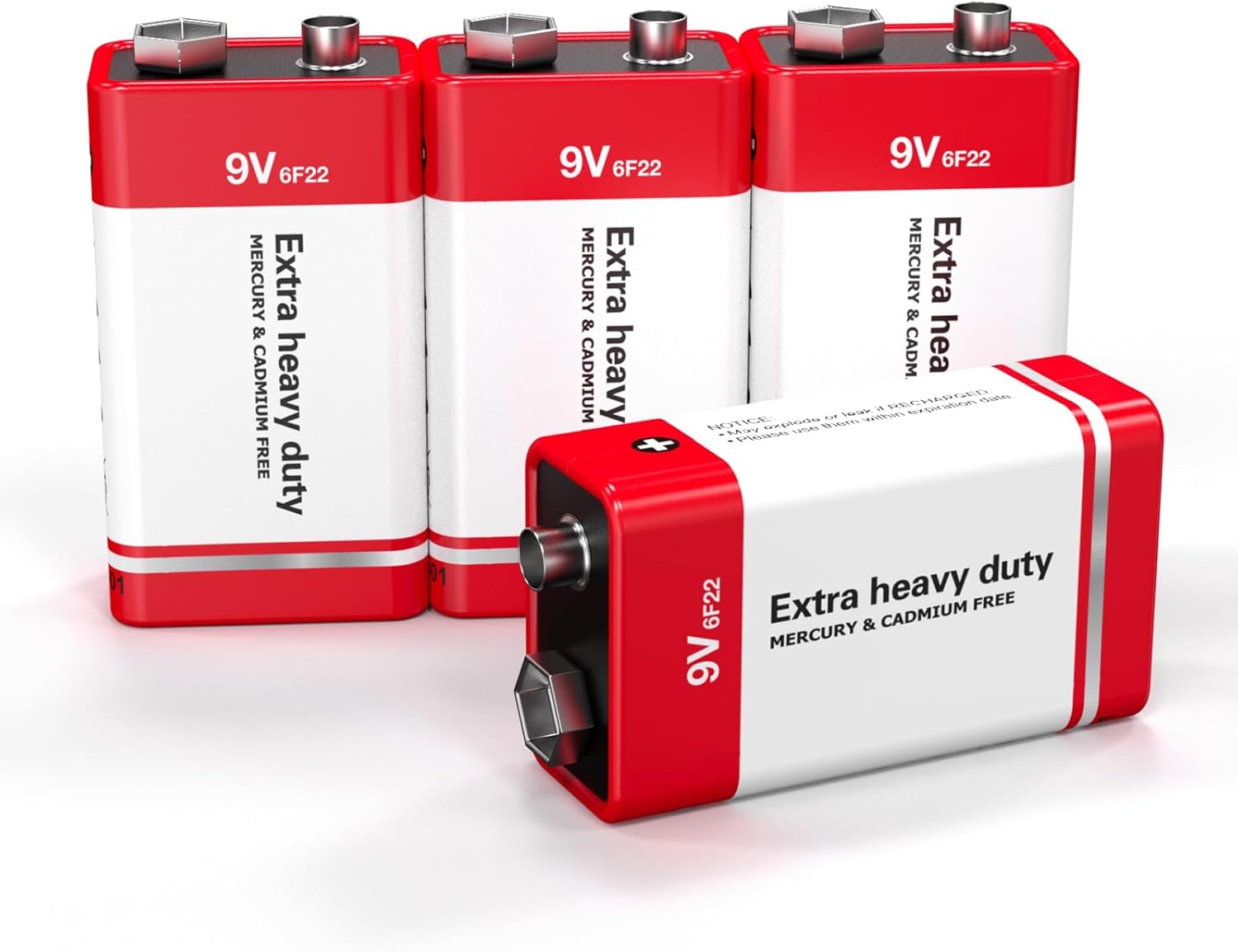 Amazon.com: PKNOVA 9V Batteries Carbon 9 volt battery for smoke ...