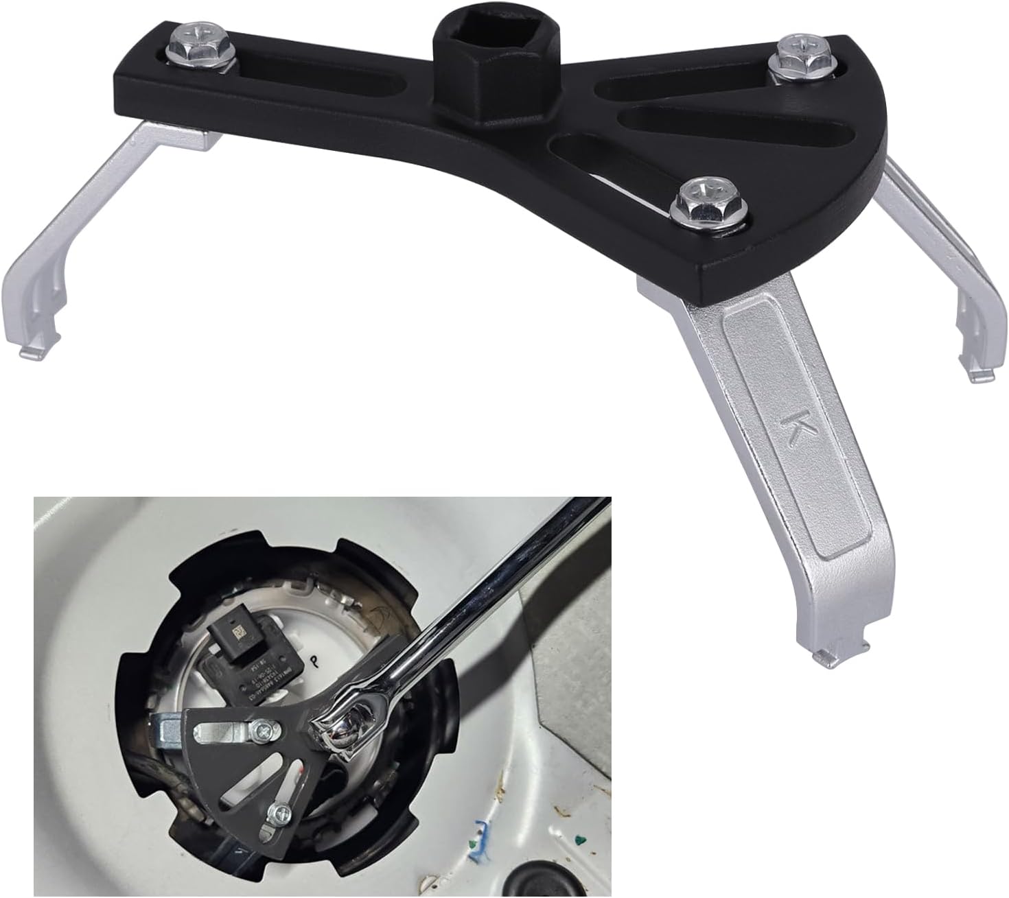 Amazon.com: Yuesstloo Fuel Tank Lid Removal Wrench Fuel Pump Sender ...