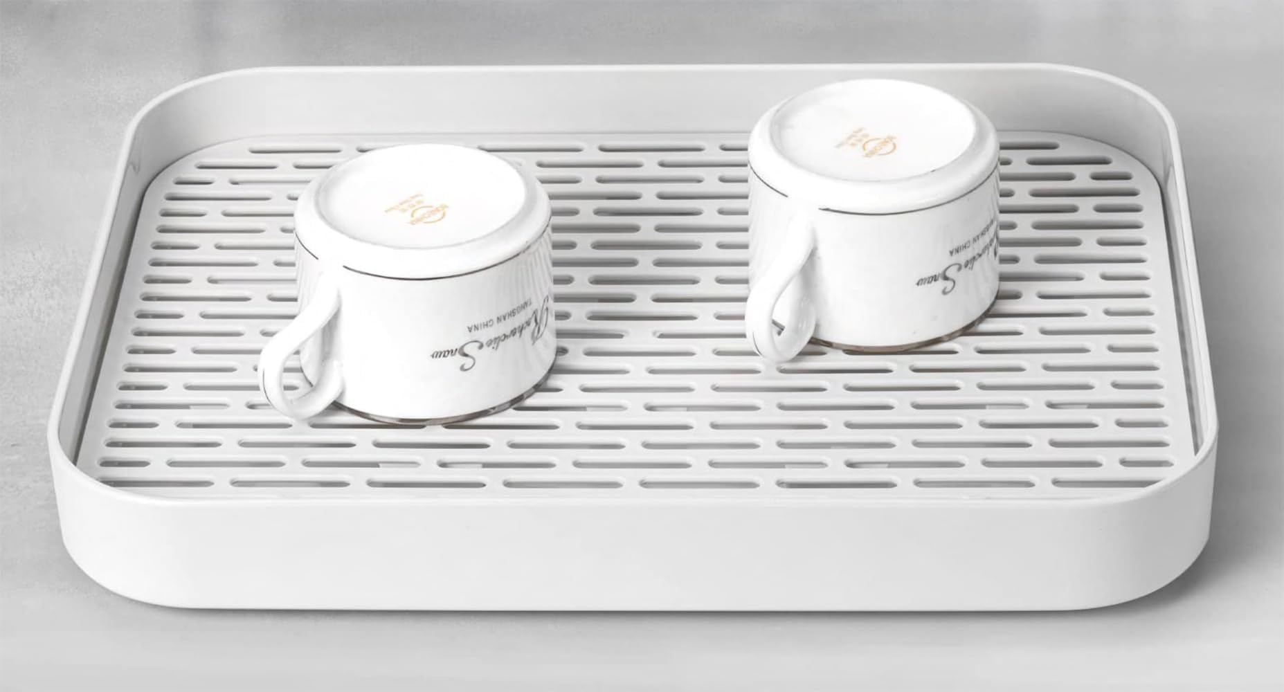 Addis Translucent Drip Tray With Raised Feet Clear W:39 x D:45 : Amazon ...