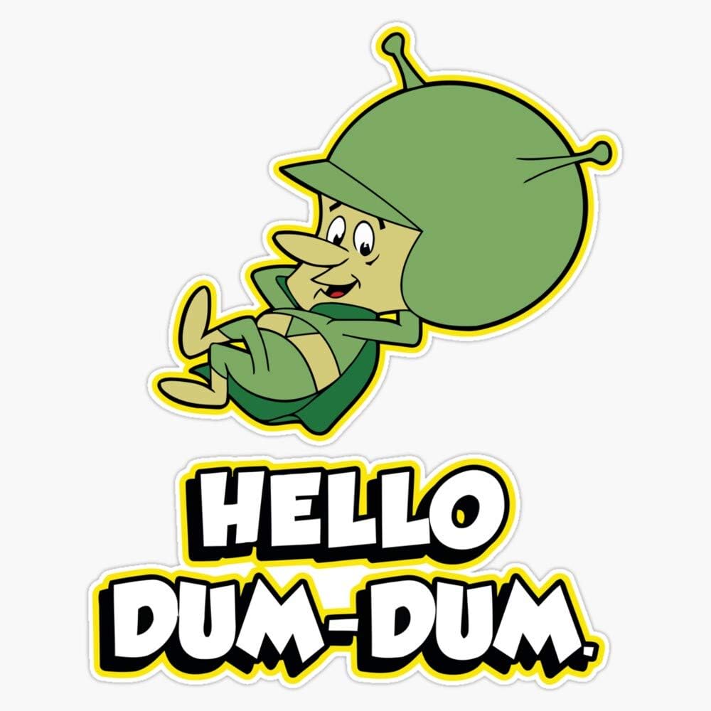 Amazon.com: Flinstones The Great Gazoo, Flinstones Decal Sticker ...