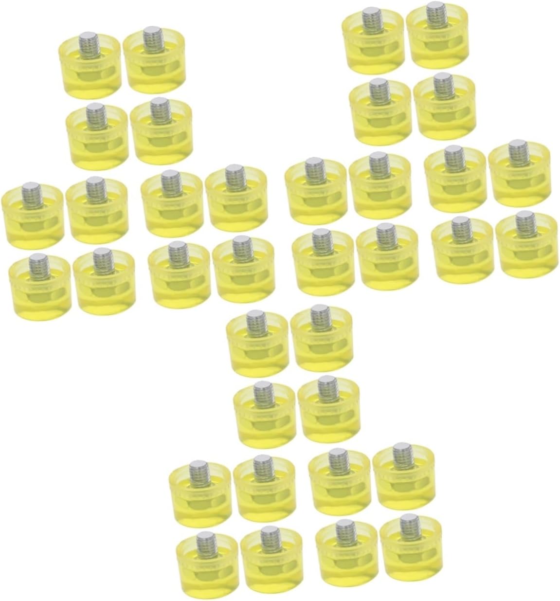 Baluue 12pcs Replacement Rubber Mallet Tips Durable Striking Head for ...
