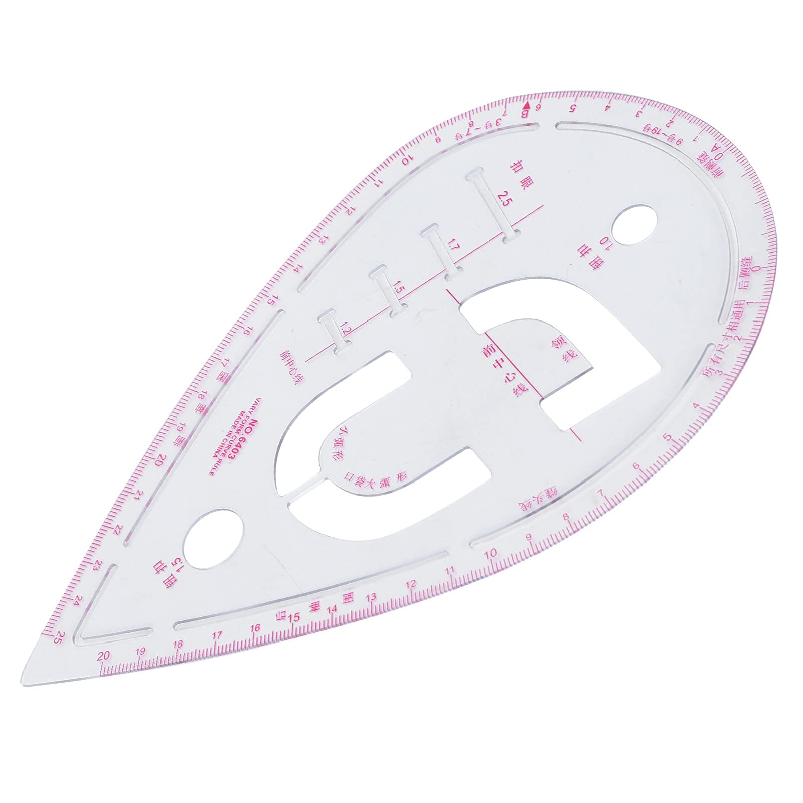 Buy French Curve, Clear Scale Curved Sewing Ruler Flexible and Bendable ...