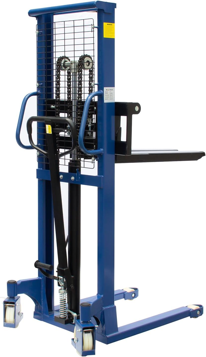 Amazon.com: DMC-FPPS 2200 lbs Manual Stacker, 63 Inch Lift Height ...